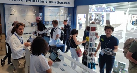 Pop-up Shop for Dassault Aviation